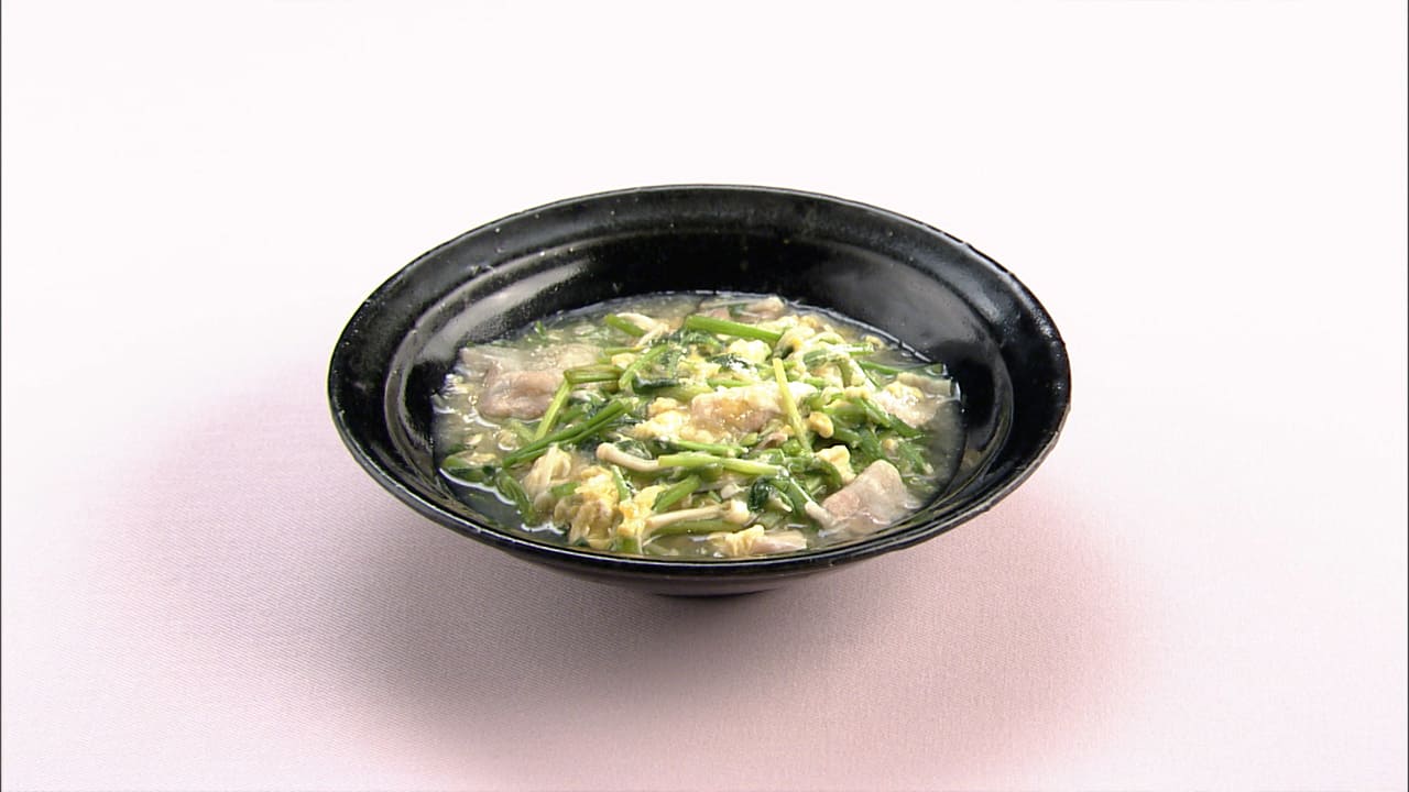 【DAIGOも台所】「セリと豚肉の卵とじ」の作り方｜ハーブを使った料理（2022/11/21） | グレンの気になるレシピ